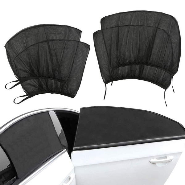 2/4pcs Car Window Screen,Mesh Car Side Window Sunshade,Car Mosquito Net ...