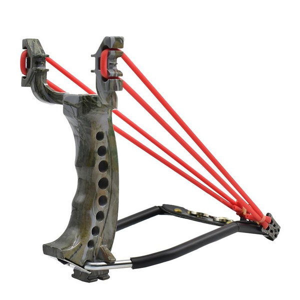 Outdoor Powerful Sling Shot Folding Wrist Adult Slingshot Hunting ...