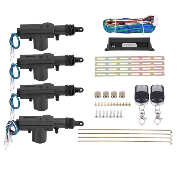 4 Doors Central Lock Locking System Car Keyless Entry Kit for 12V ...