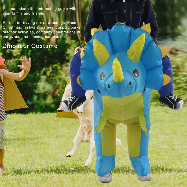 1Set Inflatable Dinosaur Costume Halloween Cosplay Costume Dinosaur ...