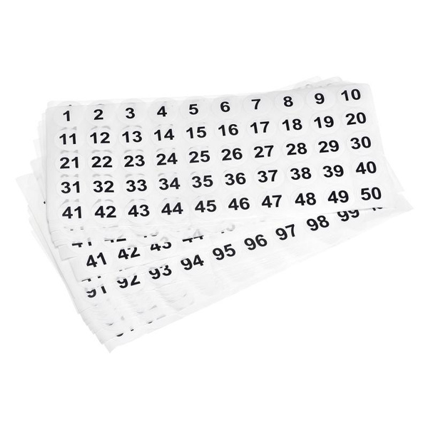 Number Sticker, Number Label, Self Adhesive Marked Stickers, for ...