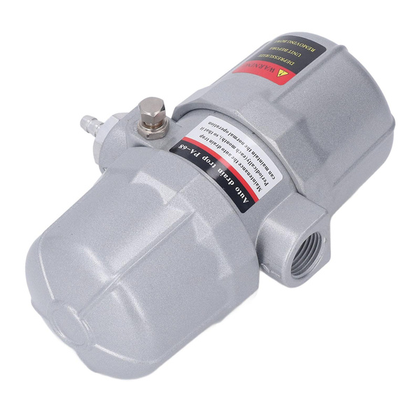 Auto Drain Trap G1/2in Automatic Drainer Valve Water Pneumatic Screw Storage Drain Trap for ...