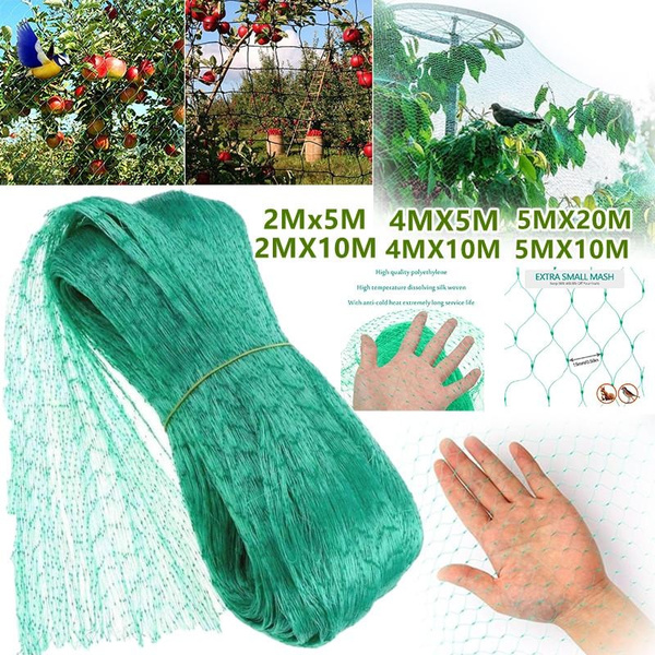 Green Anti Bird Netting Pond Pool Protection Net Mesh Garden Plant Fruit Vegetables Flower Traps ...