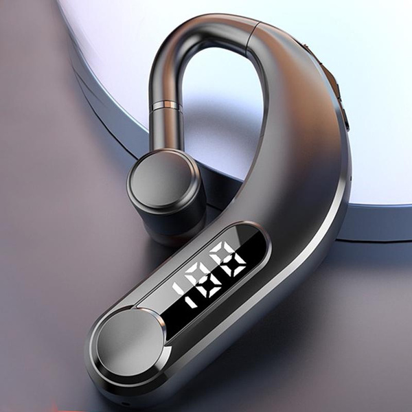 Wireless Bluetooth 5.2 Earphone Long Standby Business Bluetooth Headset Waterproof Earhook ...