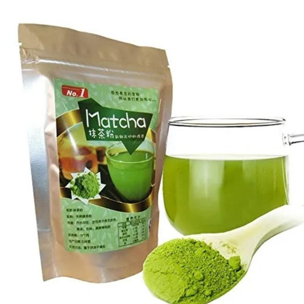 500g (1.1LB) Natural Organic Matcha Green Tea Powder Slimming Tea ...