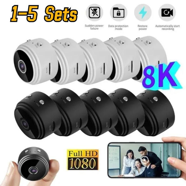 (1-5Sets)2024 New Upgraded 8K A9 Mini Camera 1080P Full HD Camera Night ...