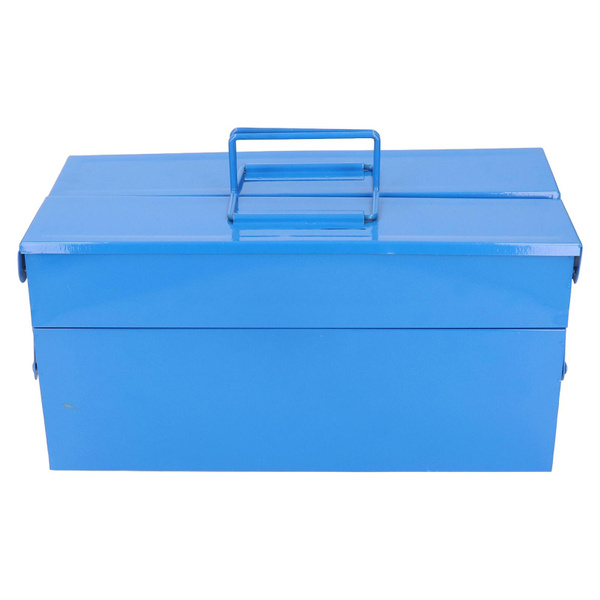 Folding Tool Storage Box, Lock Hole Design Portable Metal Tool Box ...
