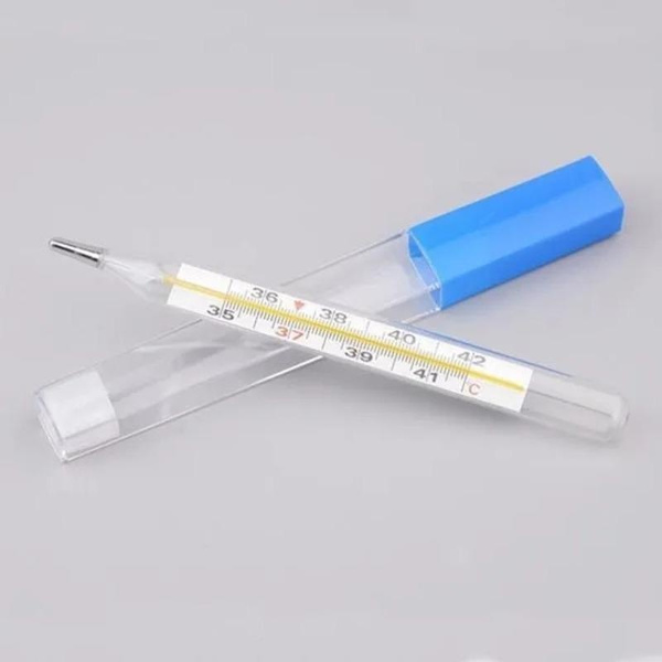 1/3/6pcs Medical Mercurial Glass Thermometer Large Screen, Armpit Fast ...