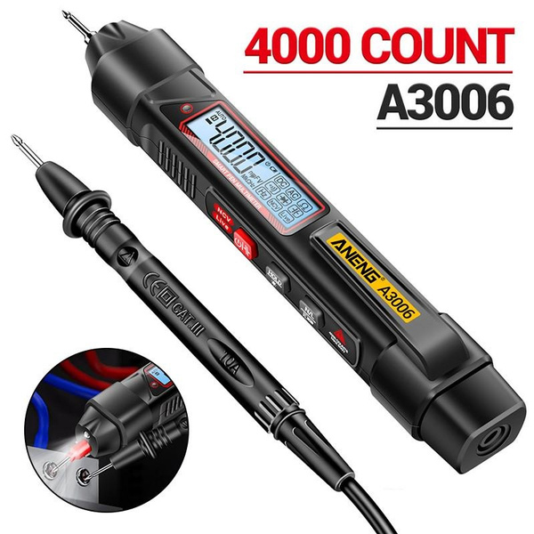 4000 Counts Non-contact Smart Multimeter Pen Type Digital Multitester ...