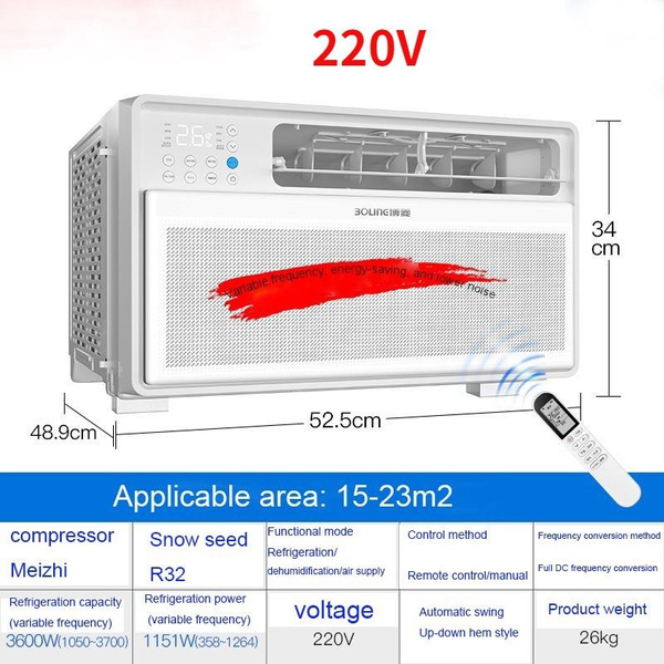 220V-Boling Air Conditioning Window Unit with Less Than 1.5 Horsepower ...