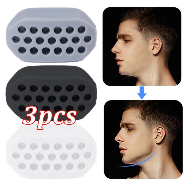 Mandibular Exerciser Exercise Face Line Chin Neck Ball Trainer Silicone ...