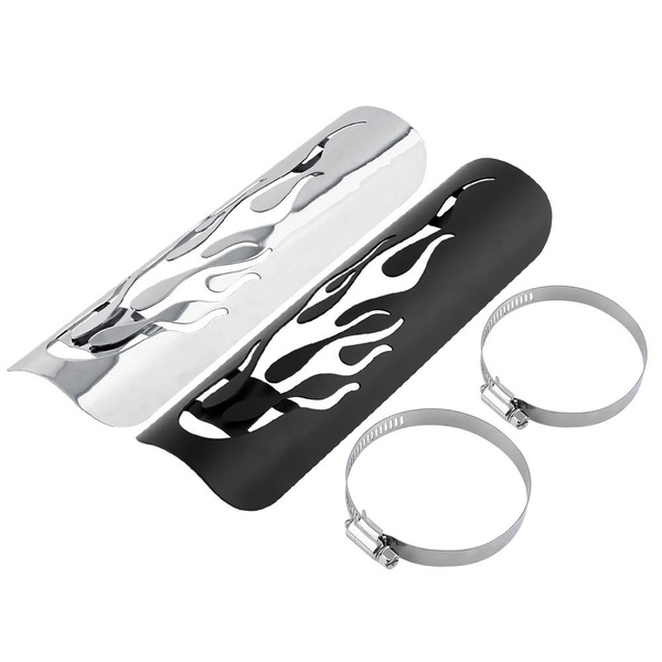 Motorcycle Heat Pipe Heat Muffler Cover Guard, Exhaust Heat Heat | Wish