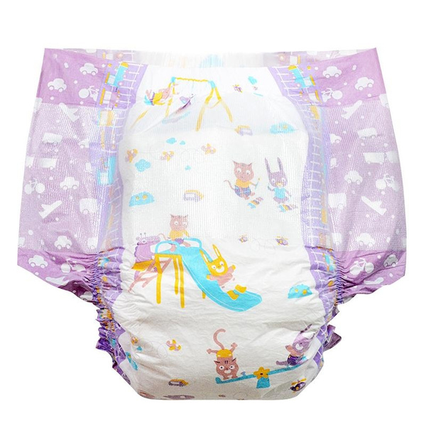 ABDL Adult Diaper Cute Printed Adult Baby Diapers DDLG Adult Size ...