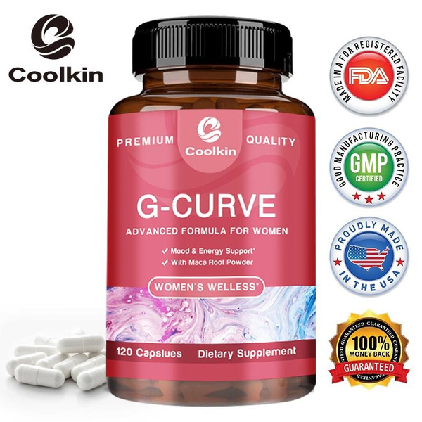 COOLKIN G-CURVE Capsules - Contains Epimedium, Tongkat Ali, Saw ...