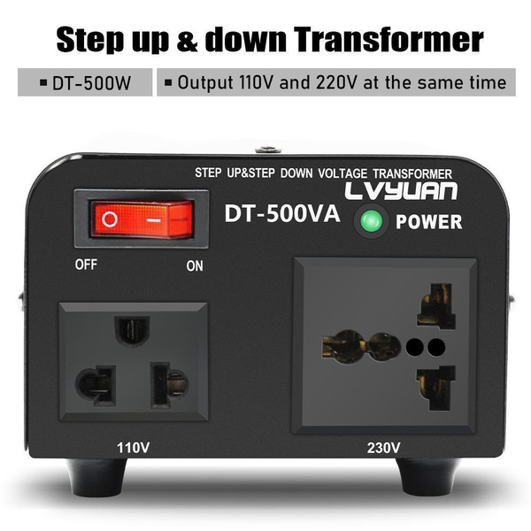 500W Power LVYUAN Transformer 220V⇌110V output simultaneously step-up and step-down transformer ...