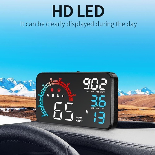 Majesun HUD Car Digital Speedometer Projector, MPH & KMH Auto Hud ...