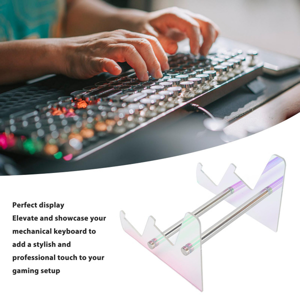 1Set Acrylic Keyboard Stand Removable Desktop Mechanical Keyboards ...