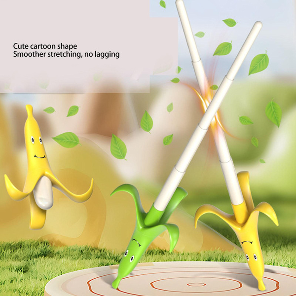 3D Gravity Retractable Banana Shape Sword Toy Stress Relief Soft ...
