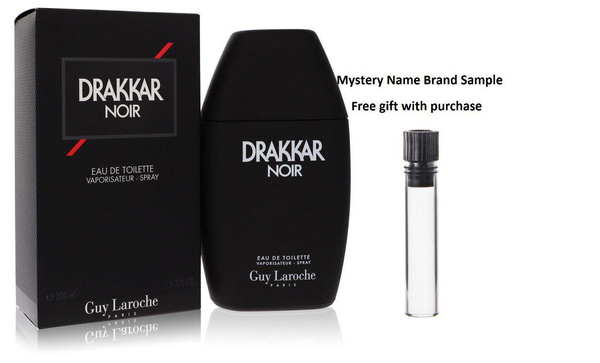DRAKKAR NOIR by Guy Laroche Eau De Toilette Spray 6.7 oz And a Mystery ...