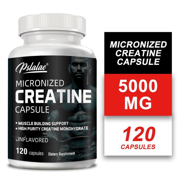Pslalae Micronized Creatine Capsules - Contains Creatine5000mg ...