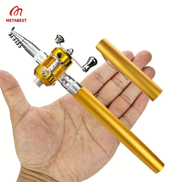 Portable Pen Mini Fishing Rod, Retractable Mini Ice Pocket Fishing Rod ...