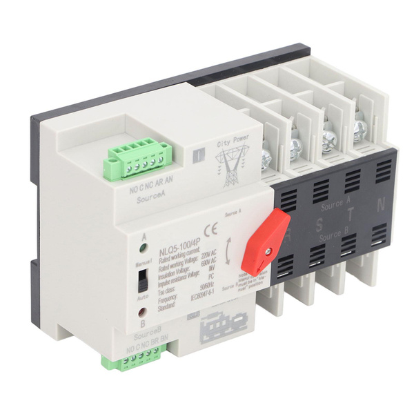 Dual Power Automatic Transfer Switch, Stable 35mm Rail Installation ...