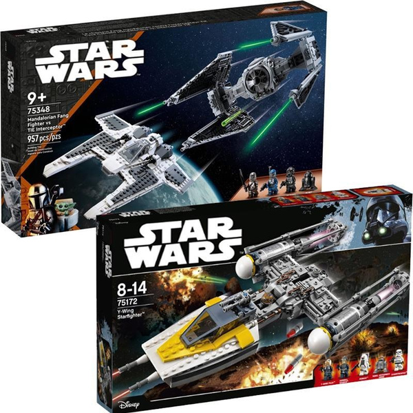 Space War Series Y-wing Fighter Interstellar Square Fighter TIE ...