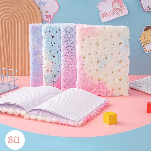New Plush A4 Gradient Student Diary Notebook - High Value Gift and ...