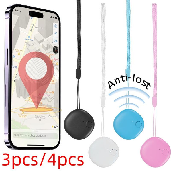 3pcs/4pcs Smart Mini GPS Tracking Device Key Finder Locator Anti Lost ...