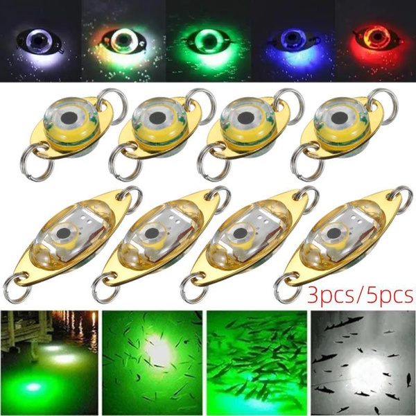 3pcs/5pcs LED Fishing Lure Light, LED Lighted Bait Flasher, Flashing ...
