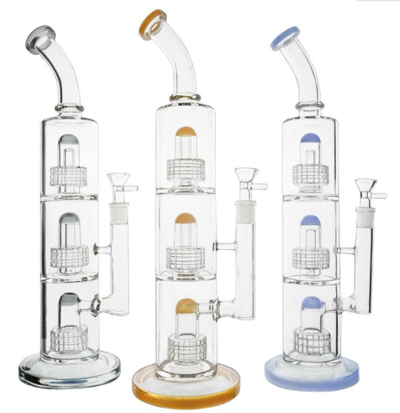 Big Gravity Glass Dab Rigs Recycler Water Pipes Matrix Perc With 14mm ...