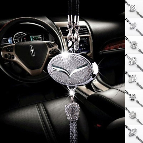Bling Diamond Car Accessories,Car Logo Perfume Bottle Car Diffusers for ...