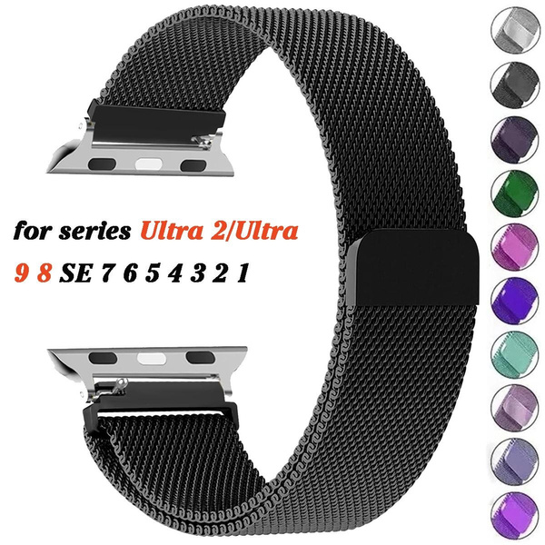 Metal Magnetic Band for Smart Watch 49mm 45mm 41mm 44mm 40mm 42mm 38mm ...