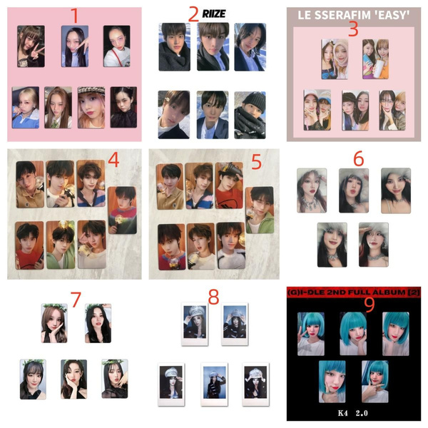 2024 New KPOP RIIZE LE SSERAFIM (G) i-dle tnt XG Single new Album ...