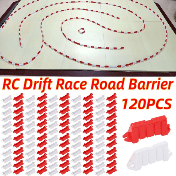 120PCS Remote Control Car DIY Racing Track Road Barrier Drifting Race ...