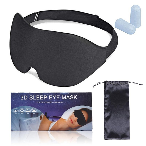 1PC Sleep Masks for Total Blackout Bliss - Blackout 3D Eye Mask for ...