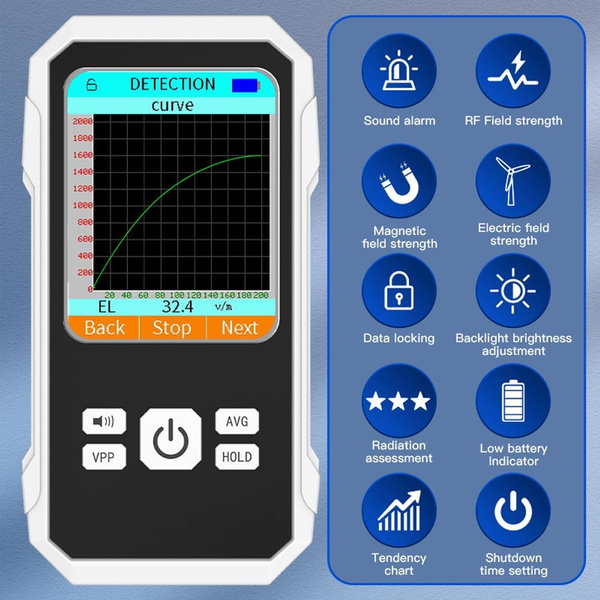 3in1 Multifunctional Electric Field Magnetic Field RF Radiation ... 3in1 Multifunctional Electric Field Magnetic Field RF Radiation ...