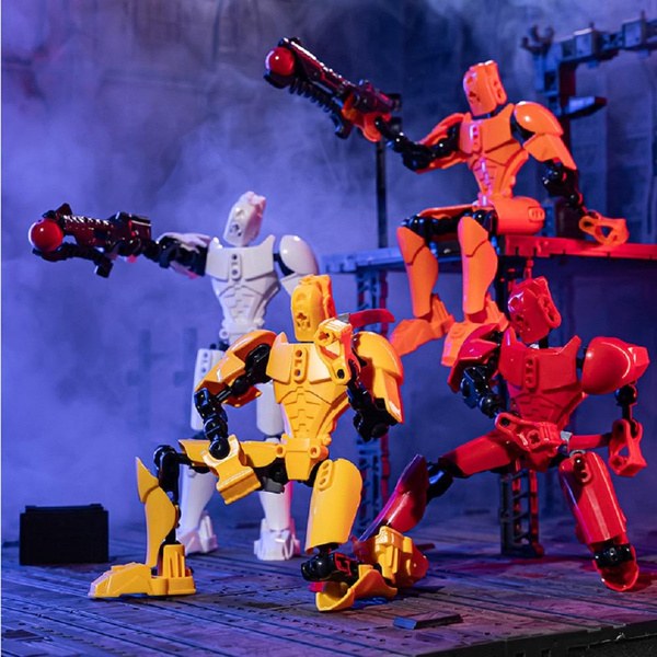 3D Printed Multi-Jointed Movable Robot Multi-Articular Action Figures ...