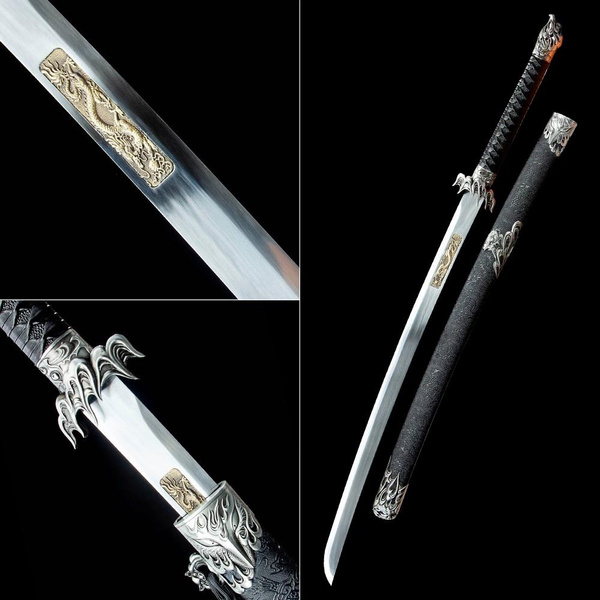 43-inch Chinese knife Hand ground super sharp Ninja sword High hardness ...