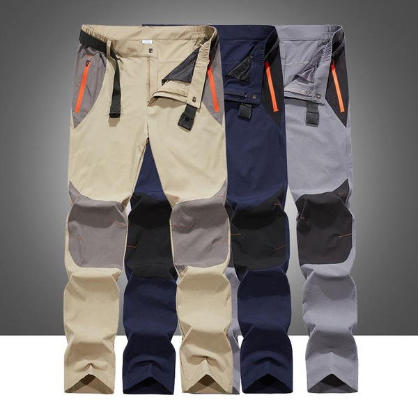 Summer Quick Drying Pants Outdoor Fishing Pants Elastic Thin Quick ...