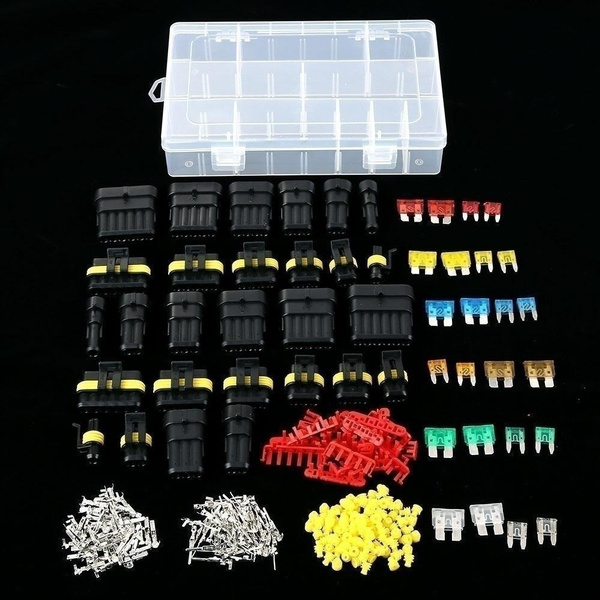 Car Waterproof Electrical Wire Connector Terminal 1/2/3/4/5/6 Pin Way Blade Fuse | Wish