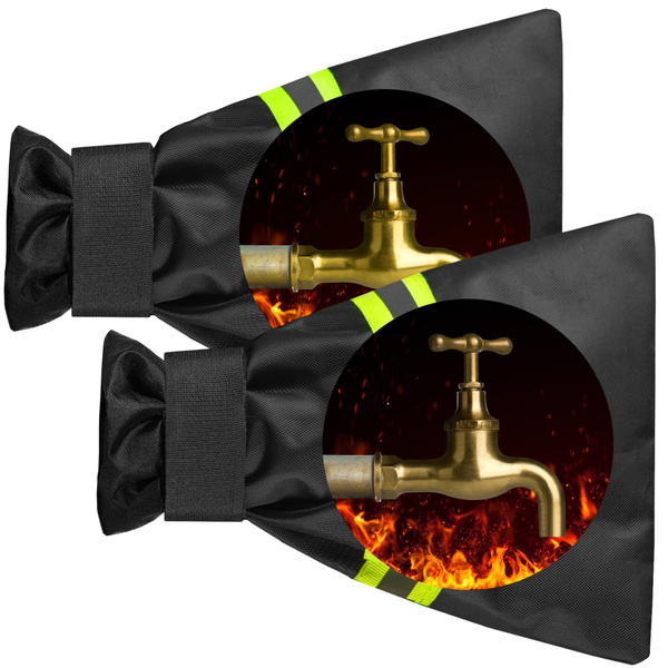 Betus Outdoor Faucet Covers for Winter, 6"W x 8"H Water Spigot Socks ...