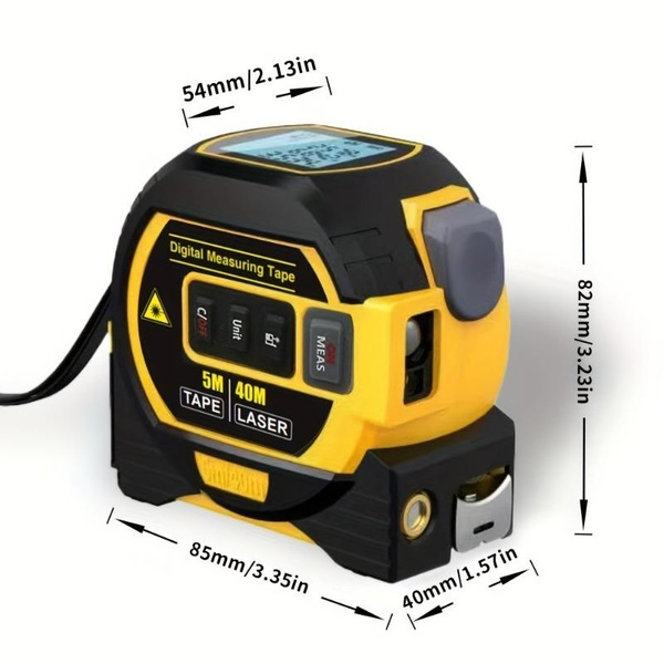 2024 New 1pc Laser Tape Measure 3 In 1 Digital Tape Measure High ...