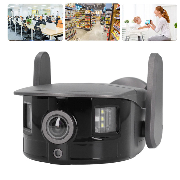 3MP Outdoor Security Camera HD 1080P Super Wide Angle Fisheye Lens ...