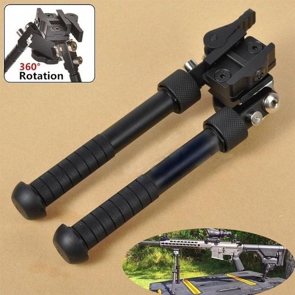 New V8 Bipod for Rifle 6.5" - 9" Adjustable Spring Return Bipods Stand ...
