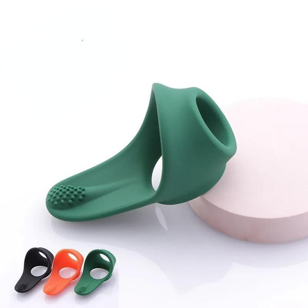 Cock Ring With Massage Beads Penis Sm Scrotal Bind Chastity For Men 