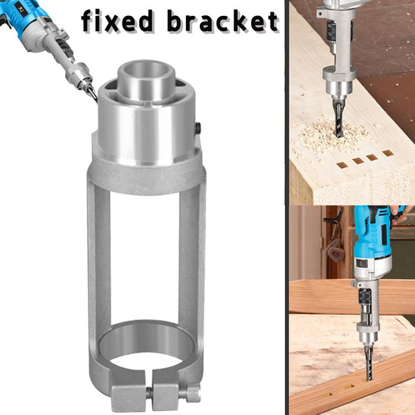 Aluminum Hole Drill Bit Adapter Woodworking Fixing Bracket Drill Bit ...