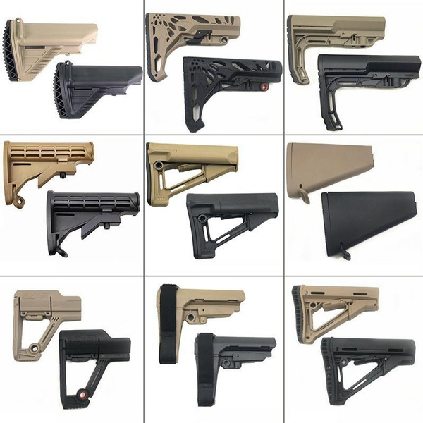 2024 Tactical Buttstock SBR Nylon Rear Support CTR Rear Support Cheek ...
