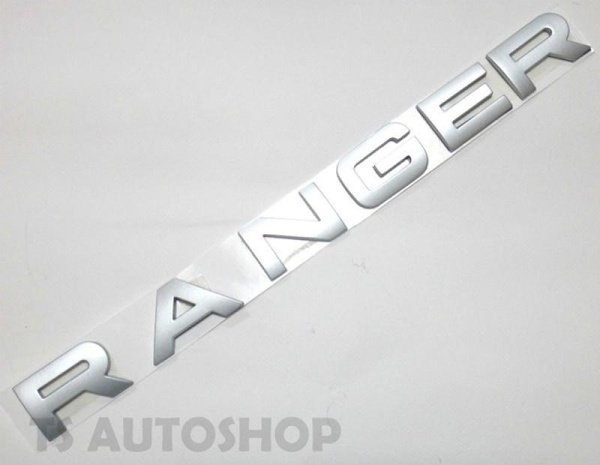 Silver Logo Badge Front Grill RANGER Sticker Emblem Ford RANGER T6 XLT ...