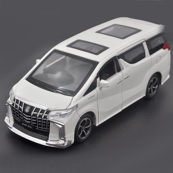 1: 32 car metal model inertia toy car suitable for Toyota MPV series, door opening music and ...